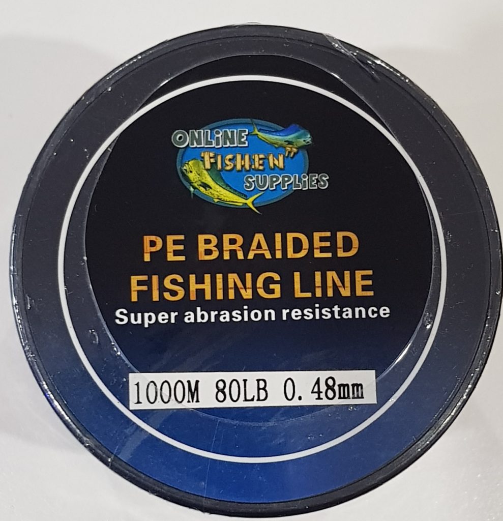 80lb fishing Braid Multi Colour 1000m – Online Fishen Supplies